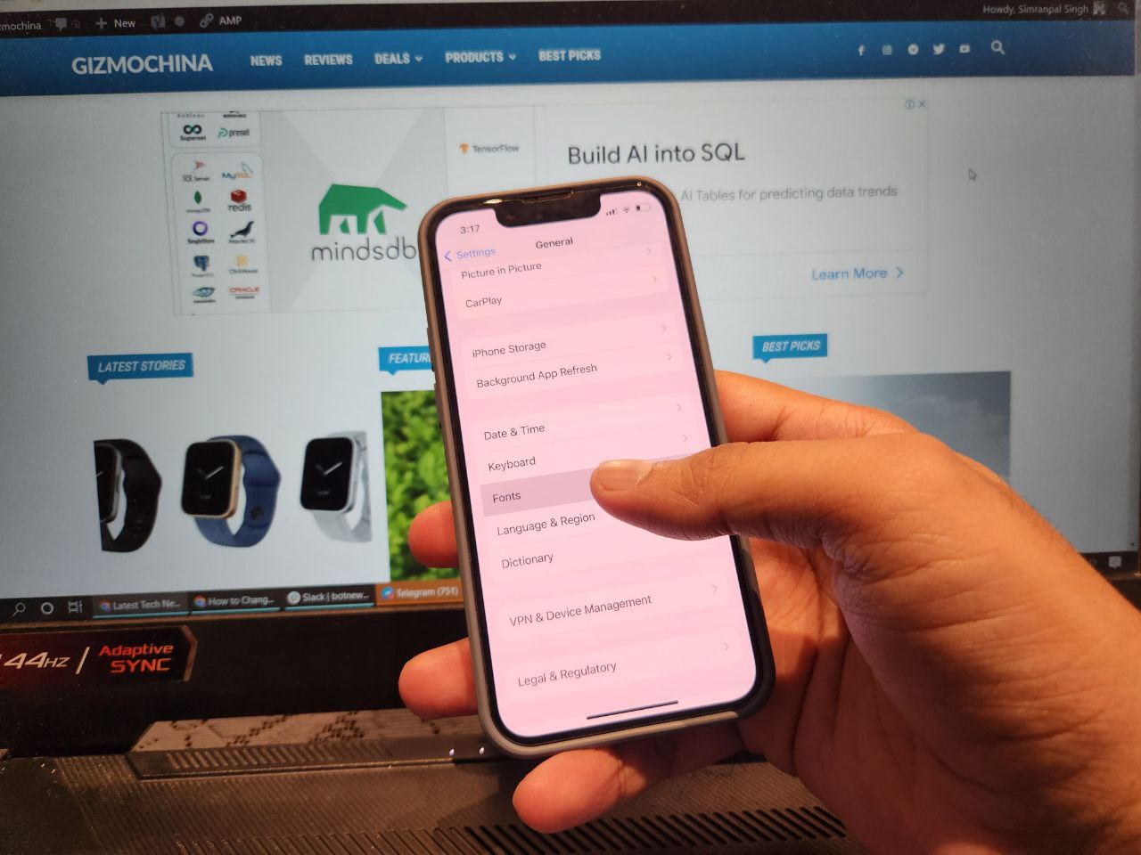 How To Change IPhone Font And Font Size Gizmochina