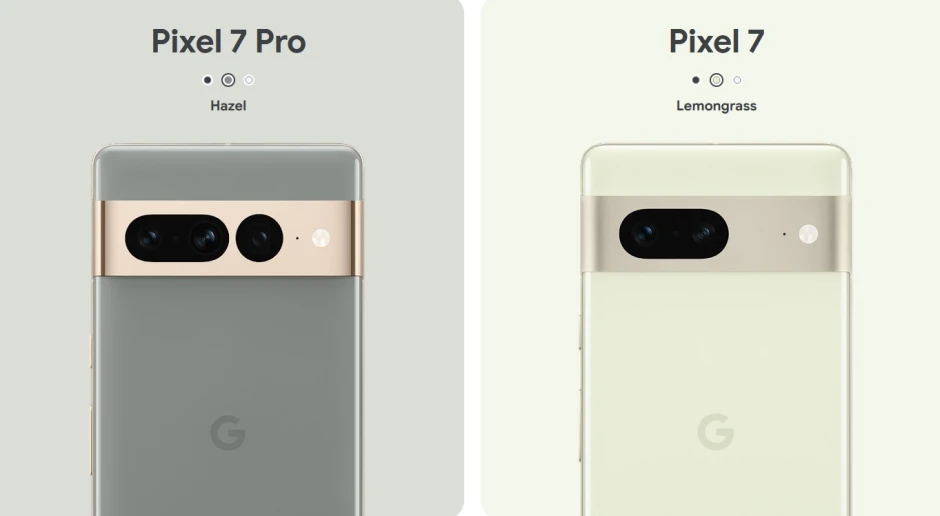 Google reveals Pixel 7 series colors and new Tensor G2 chip - Gizmochina