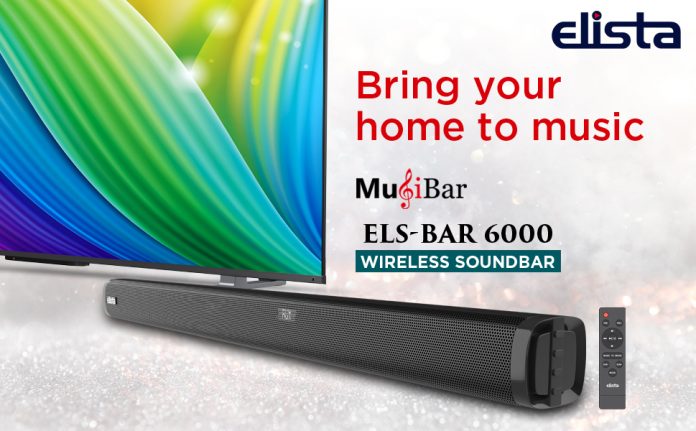 Elista MusiBar ELS-BAR6000 soundbar launched in India with 60W output ...