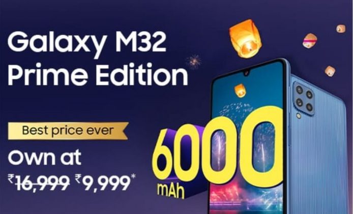 Samsung Galaxy M32 Prime Edition listed on Amazon, available for as low as Rs 9,999 (~$121 ...