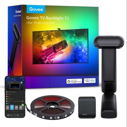 Govee Envisual TV Backlight T2 with dual cameras launched in two sizes ...