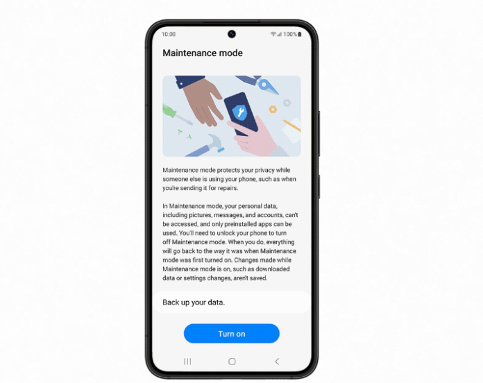 Samsung Maintenance Mode globally launched to keep your data safe while ...