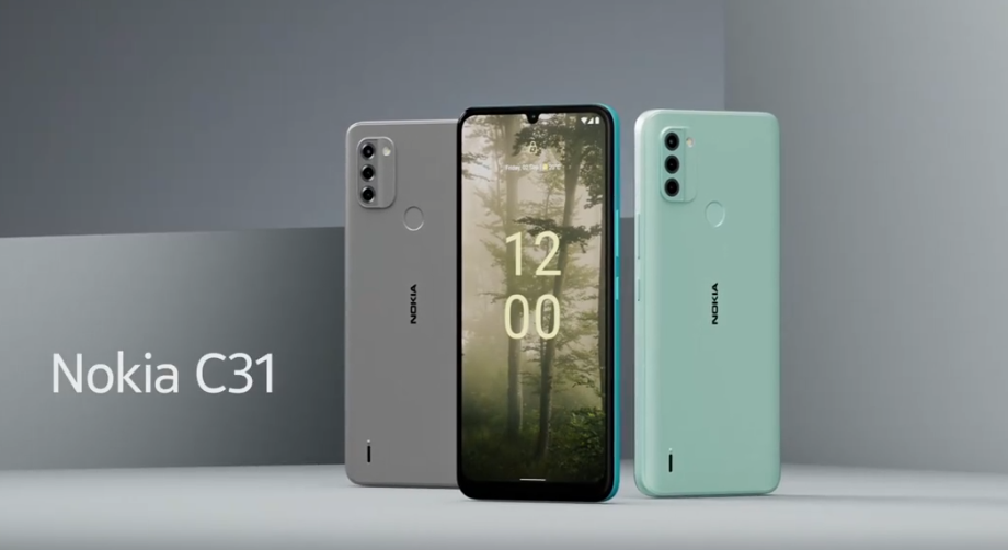 Nokia C31 with a UNISOC SC9863A1 chip launched in China, starts at ¥799 (~$111) - Gizmochina