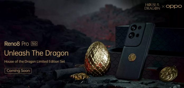 OPPO Reno 8 Pro House of Dragon Limited Edition teased to launch in ...
