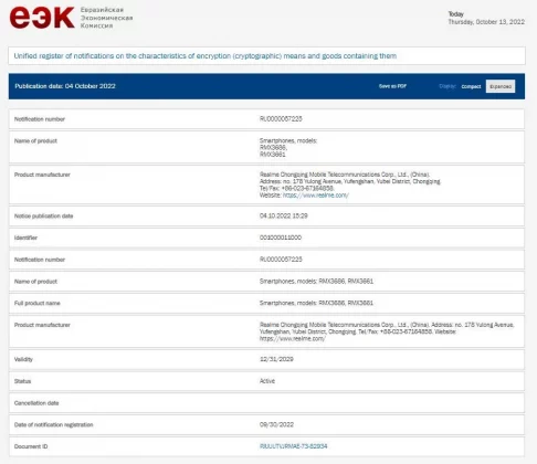 Realme 10 Pro+ 5G passes multiple certifications, could launch with ...