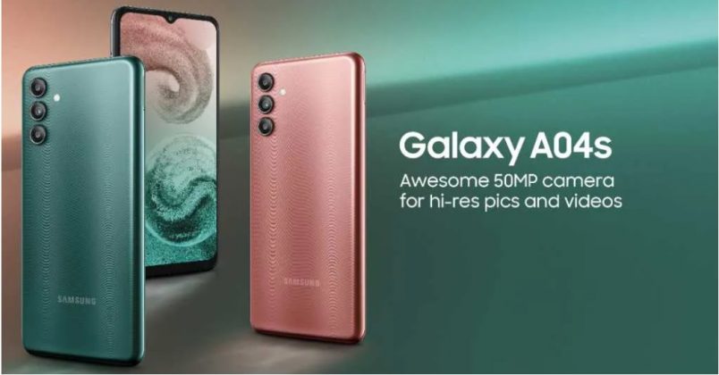 Samsung Galaxy A04s with 90Hz display, Exynos 850 SoC launched in India ...