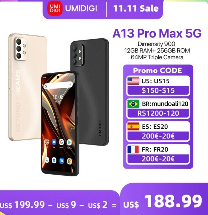 UMIDIGI A13 Pro Max 5G: Latest mid-ranger smartphone to be launched ...