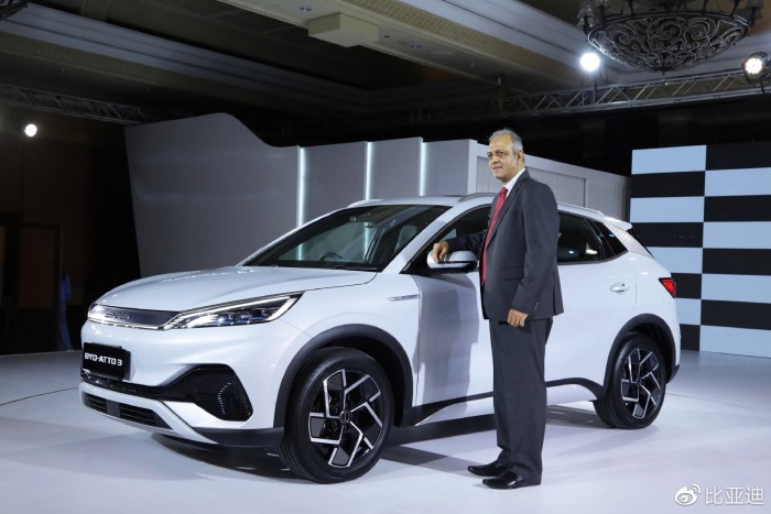 BYD unveils its first commercial EV in India - the Atto 3 electric SUV - Gizmochina