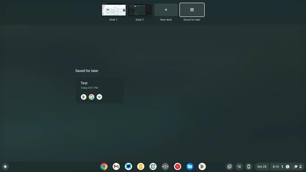 ChromeOS 107 update goes live with Save desk for later, easy accents ...