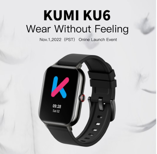 Get discounts and coupons at the world premiere of Kumi KU6 Smartwatch on AliExpress on Nov 1st ...