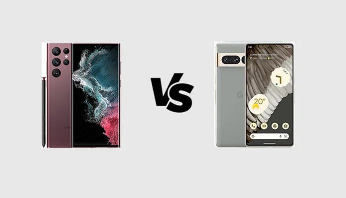 Samsung Galaxy S22 Ultra vs Pixel 7 Pro: Specs Comparison