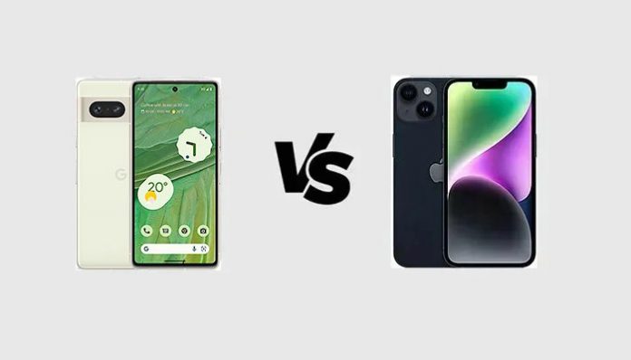 Google Pixel 7 vs iPhone 14: Specs Comparison - Gizmochina