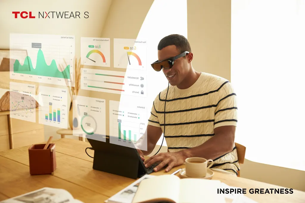 TCL launches the Nxtwear S smart glasses for crowdfunding on ...