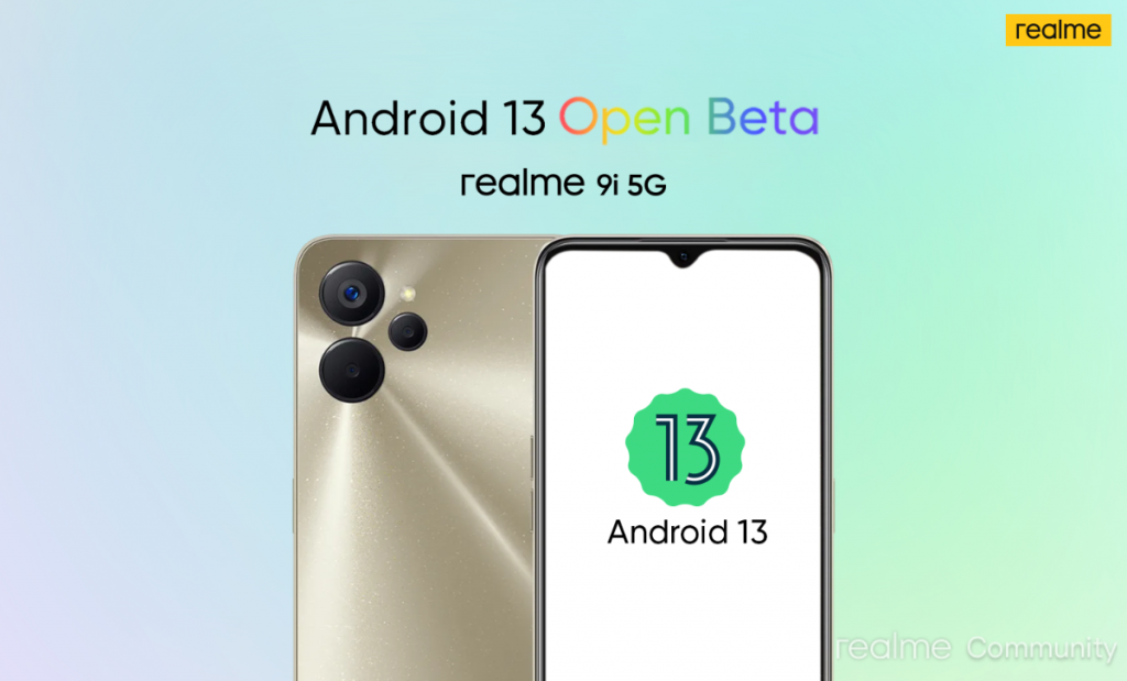 Realme 9i 5G Android 13 x Realme UI 3.0 Open Beta goes live - Gizmochina