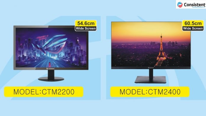 Consistent 22" & 24" 1080p monitors launched in India - Gizmochina