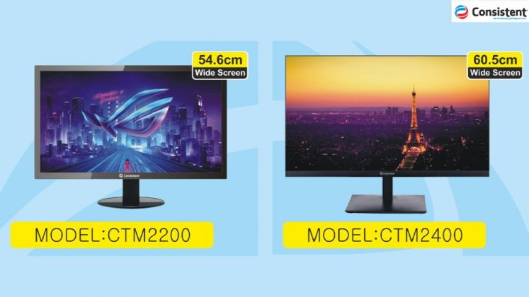 Consistent 22" & 24" 1080p monitors launched in India - Gizmochina