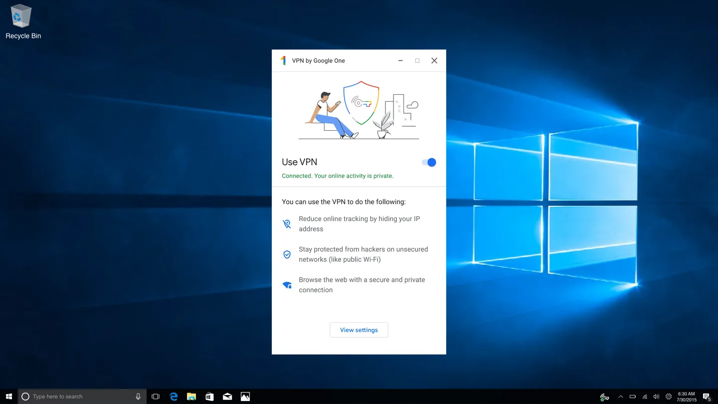 Google One VPN service now available for Mac and Windows users - Gizmochina
