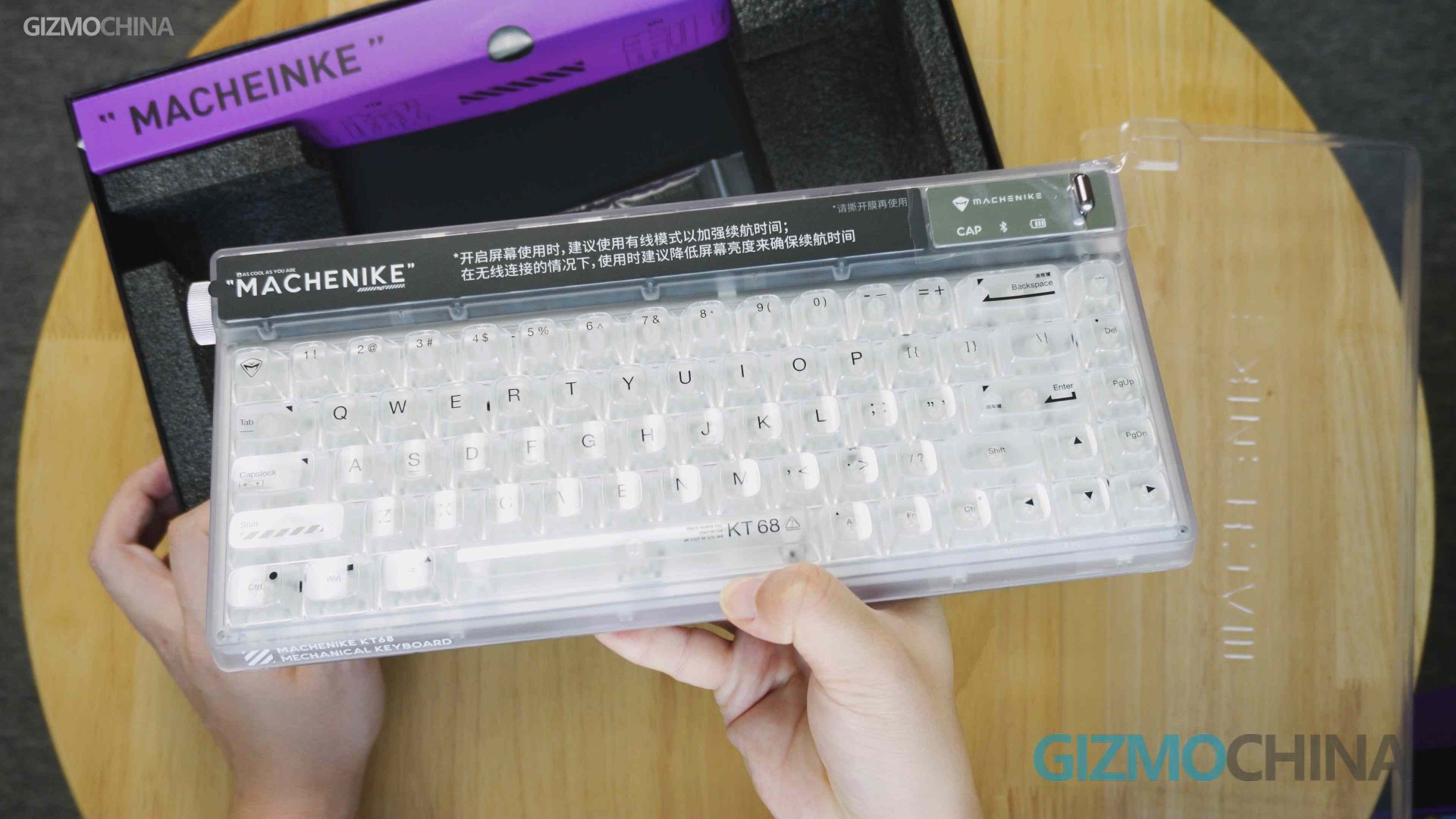 Machenike KT68 Smart Screen Keyboard Review - Typing Machine From the ...