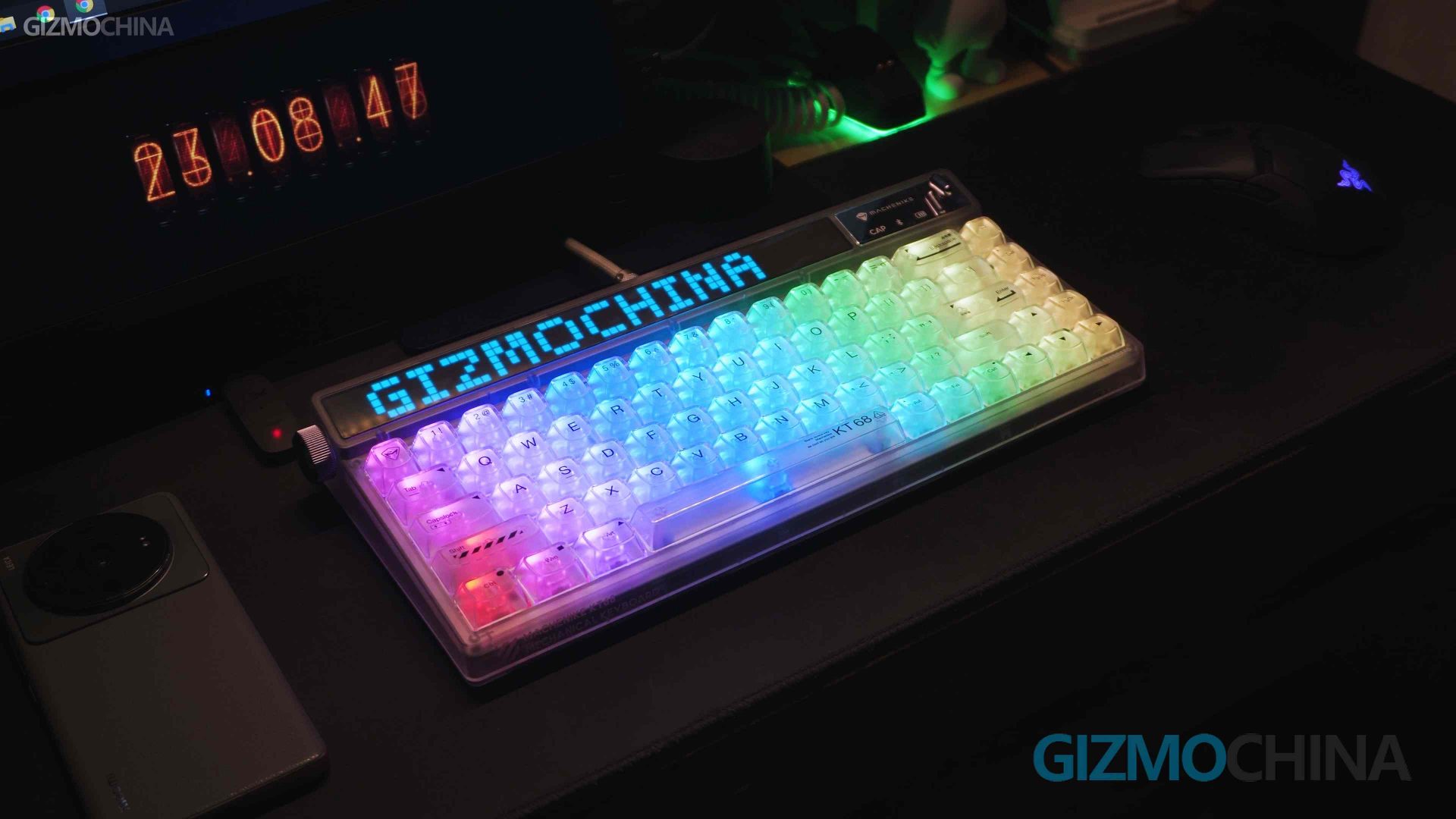 Machenike KT68 Smart Screen Keyboard Review - Typing Machine From the ...