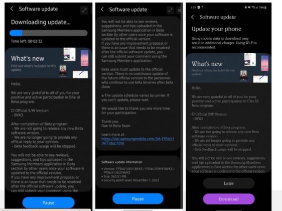 Samsung Galaxy Z Fold 4, Flip 4 Receiving Oneui 5.0 Based Android 13 Stable Update in the US ...