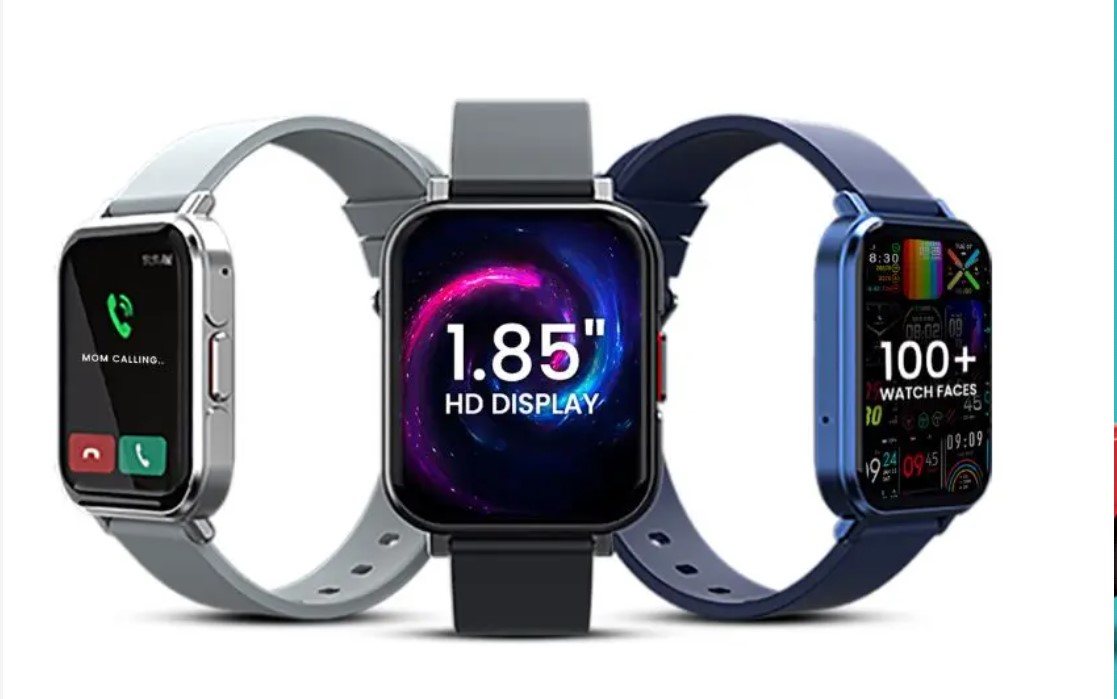 Portronics Kronos X4 con pantalla de 1,85 pulgadas, llamadas Bluetooth ...