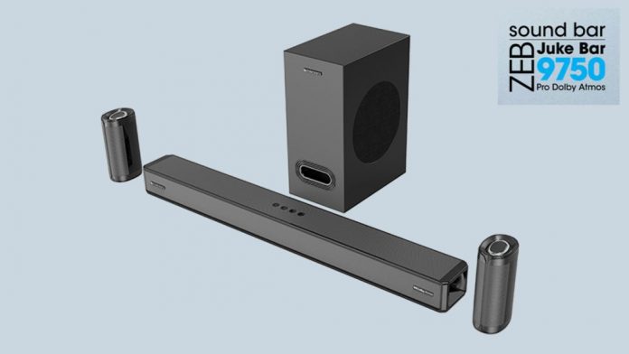 Zebronics Zeb Juke Bar 9750 Pro Soundbar launched in India with Dolby ...