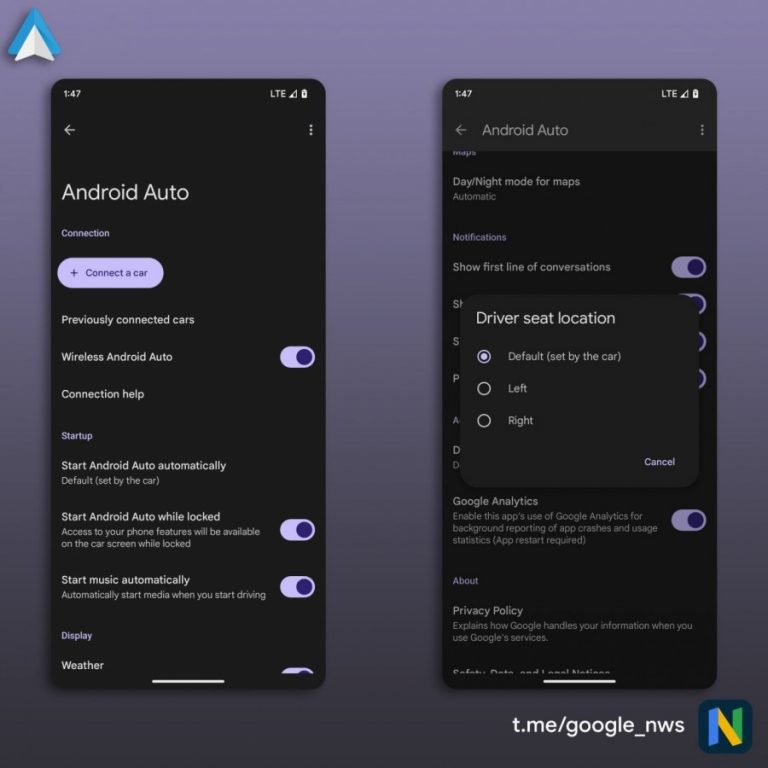 Android Auto Mobile App Finally Gets a Material You Makeover - Gizmochina