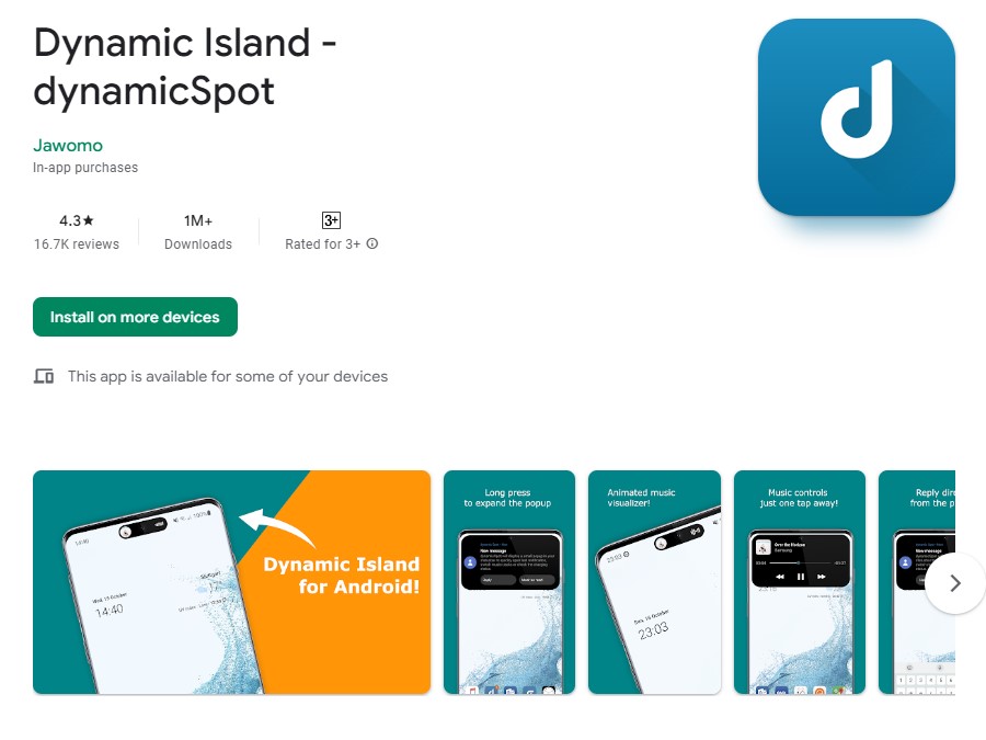 Here's how to get iPhone 14 Pro's Dynamic Island on Android Smartphones - Gizmochina