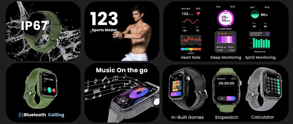 Fire-Boltt Tank & Rise smartwatches with BT Calling launched in India ...