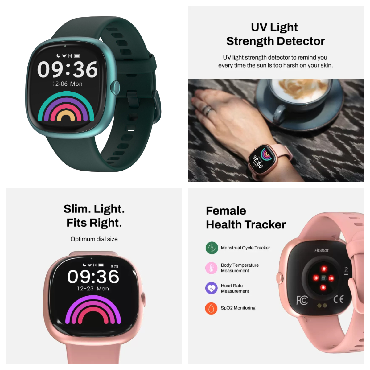 Fitshot Flair With UV Light Detection, up to 10 Days Battery Life ...