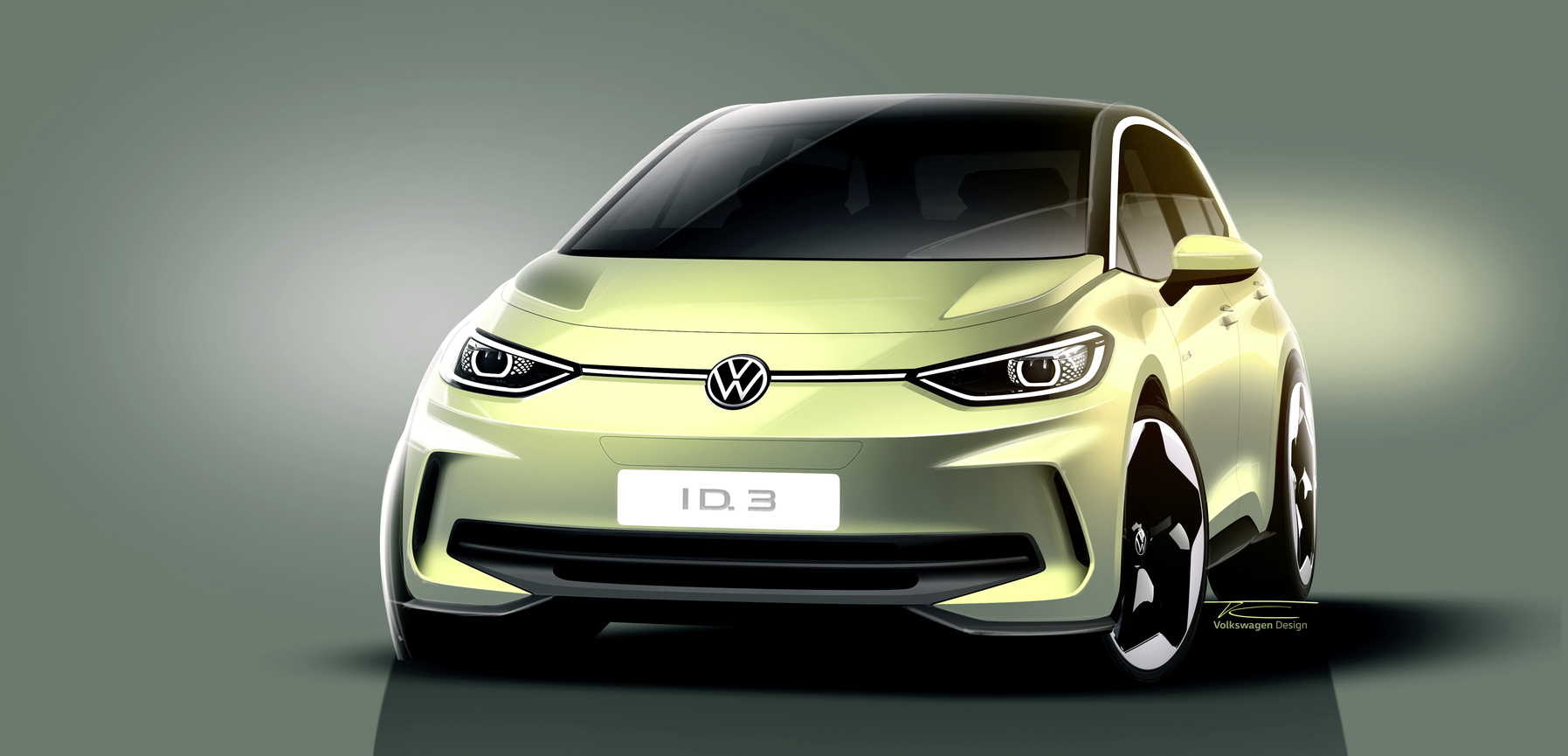 Volkswagen ID.3 Concept EV With a 12-Inch Infotainment Display ...