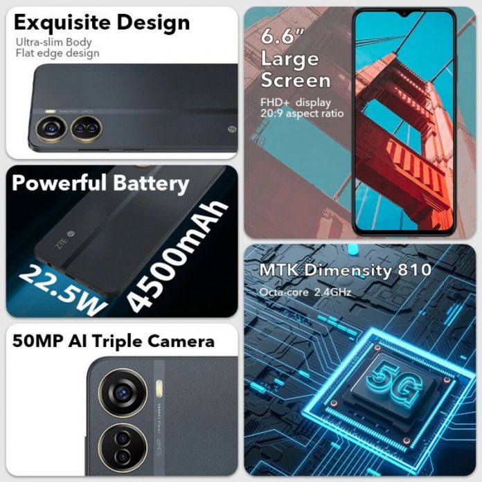 ZTE Blade V41 Vita 5G With Dimensity 810, 50MP Main Camera Launched ...