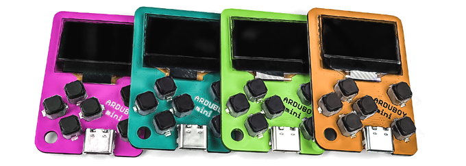 Arduboy Mini Gaming Handheld con más de 300 juegos y una pantalla OLED ...