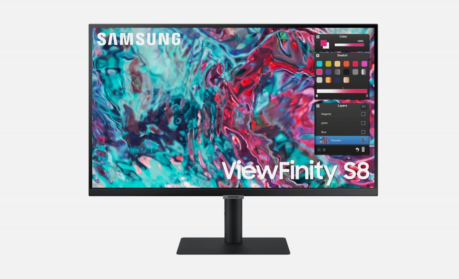 Samsung ViewFinity S8UT monitor with 4K resolution, Thunderbolt 4 port ...