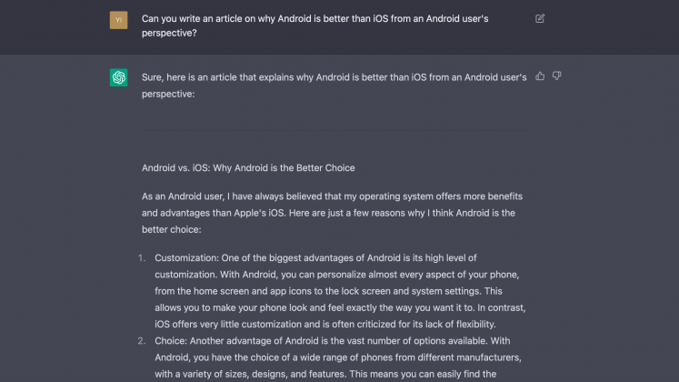 OpenAI's Chatbox ChatGPT Could One Day Replace Google - Gizmochina