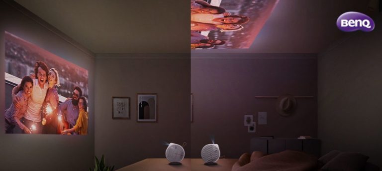 BenQ GV11 LED Portable Smart Projector with Android TV 10 and up to 30k ...