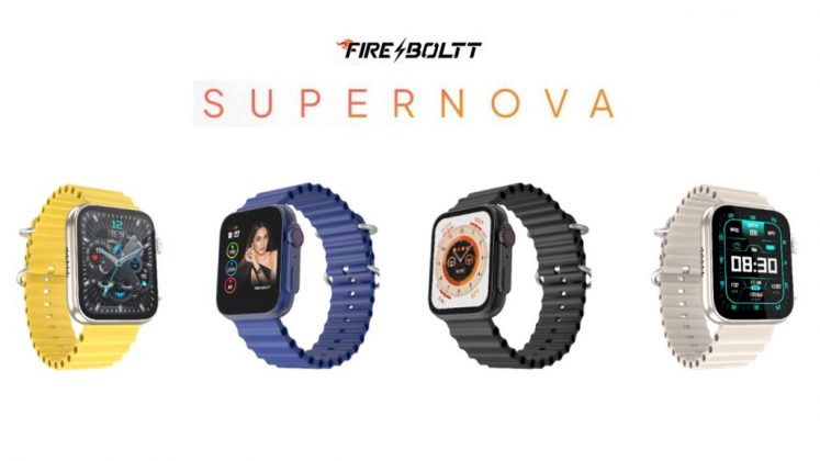 Fire Boltt Supernova With Apple Watch Ultra Lookalike, AMOLED Display ...
