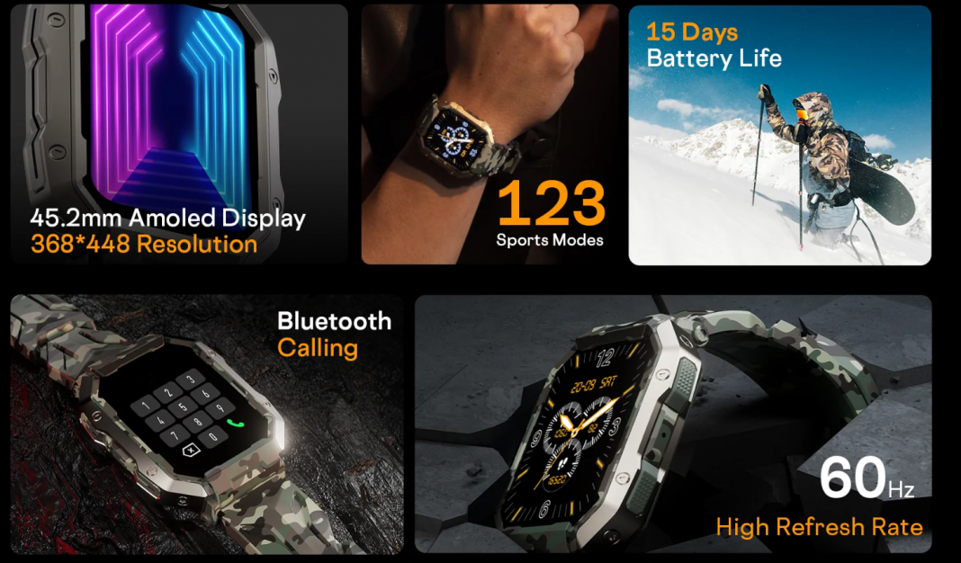 The New Fire-boltt Cobra Is a Rugged Smartwatch With AMOLED Display ...