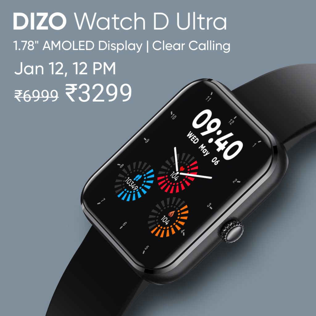 Dizo Watch D Ultra & Watch D Pro launched in India - Gizmochina
