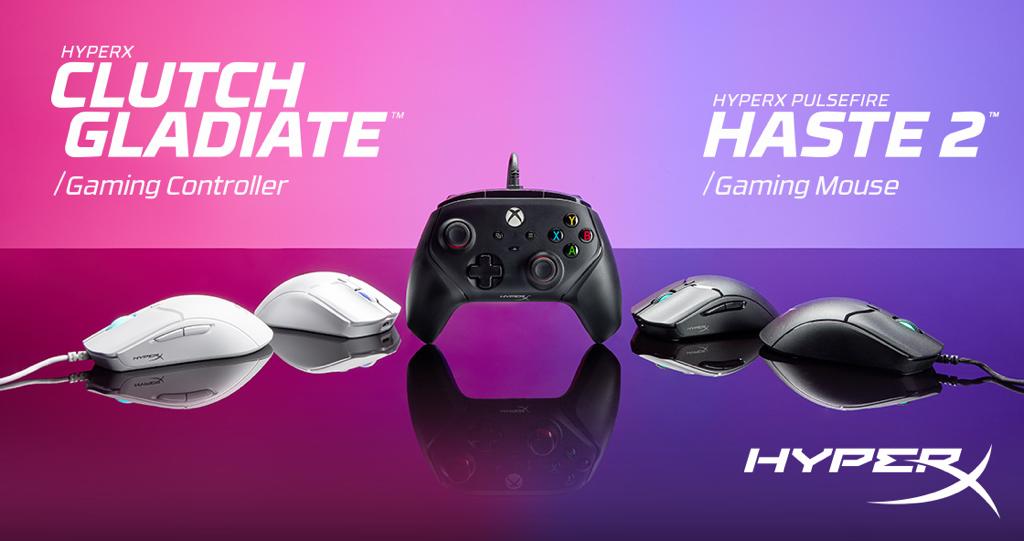 HyperX Clutch Gladiate Xbox controller & Pulsefire Haste 2 gaming mouse ...