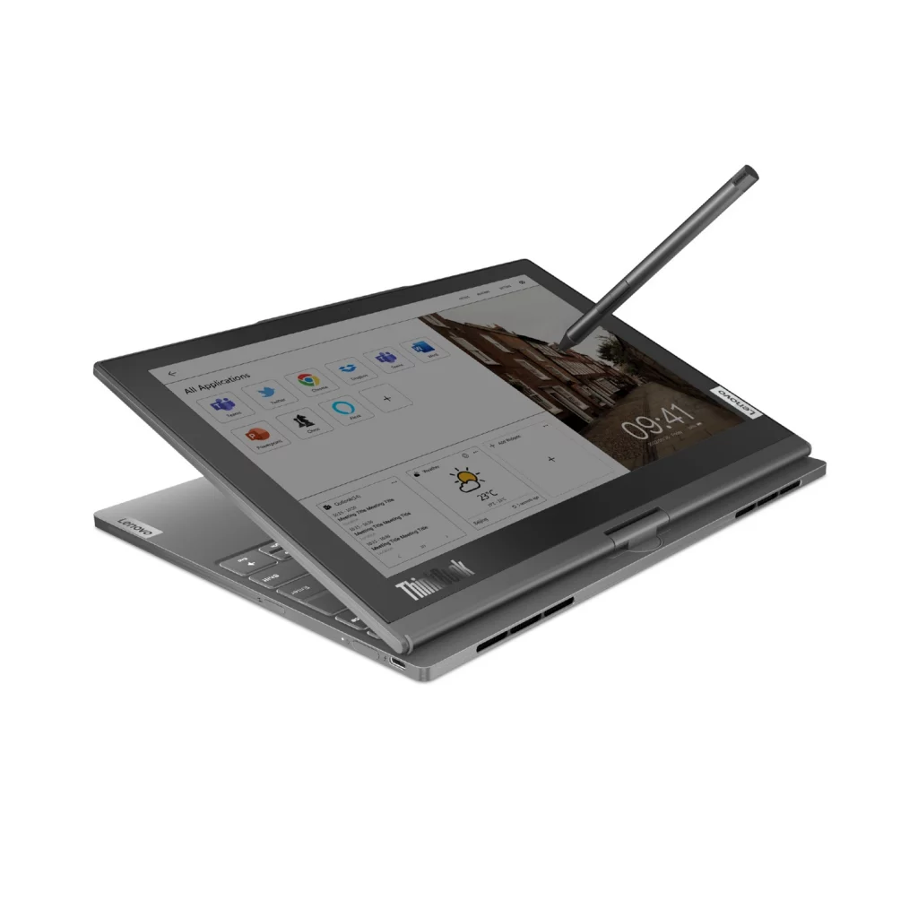 Lenovo ThinkBook Plus Twist with Dual OLED/e-Ink Displays, Horizontal ...