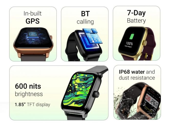 Noise ColorFit Pro 4 GPS with an Apple Watch-like Design Launched ...