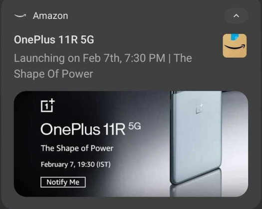 OnePlus 11R 5G’s Launch Date Appears on Amazon - Gizmochina