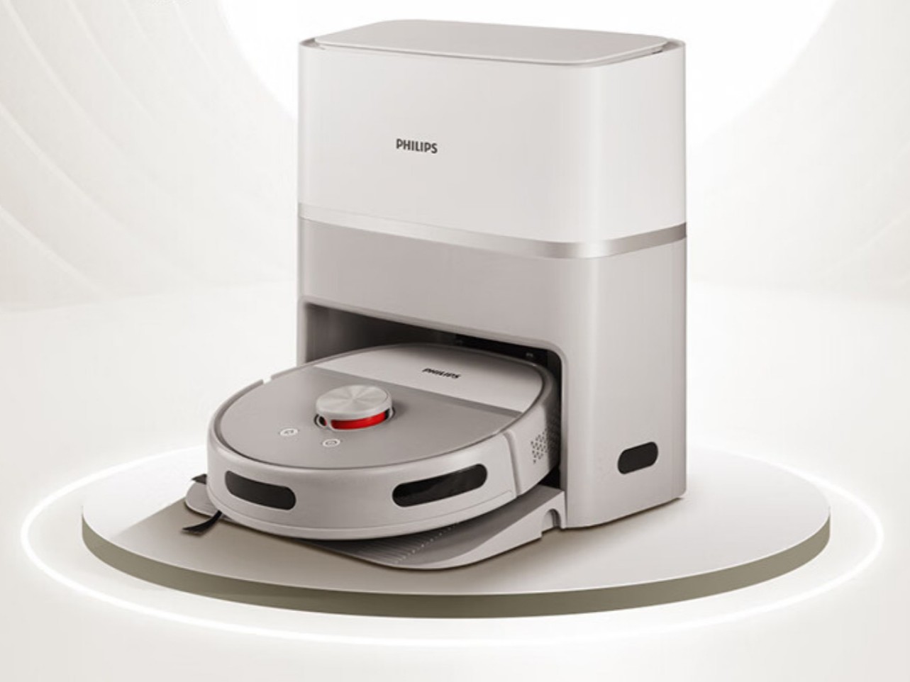 Philips R6 Slim Robot Vacuum and Mop with Self-cleaning Docking Station ...