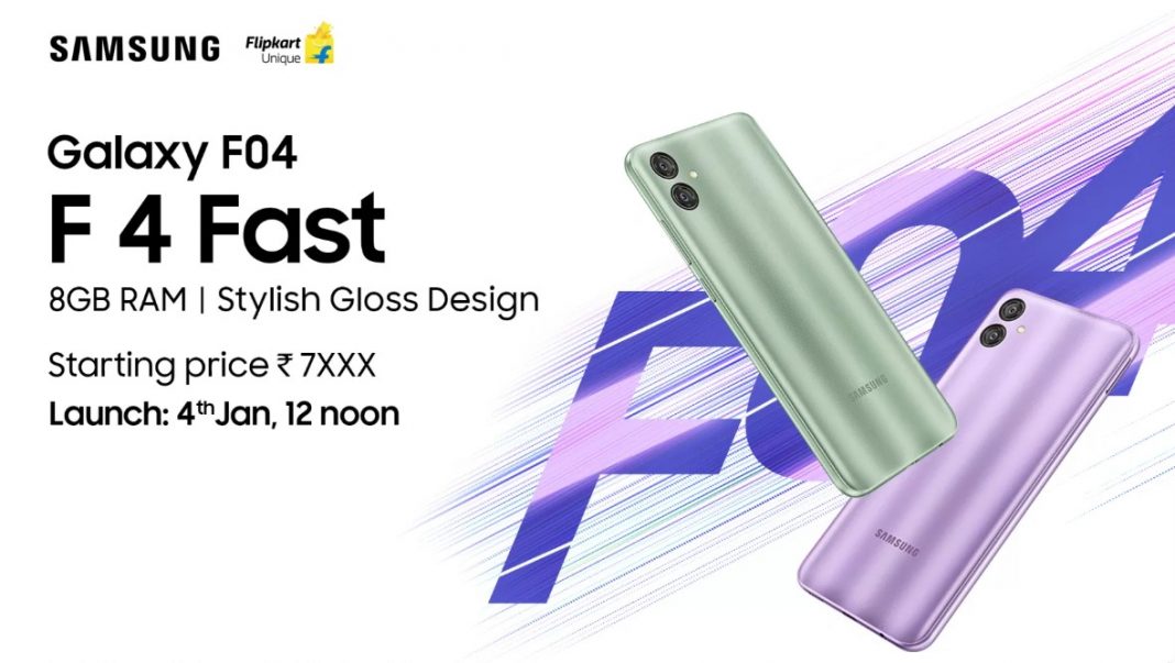 Samsung Galaxy F04 Launch Date, Key Features Officially Confirmed - Gizmochina