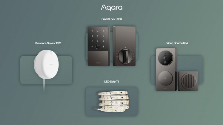 Aqara Video Doorbell G4, Smart Lock U100, Presence Sensor FP2 & LED Strip T1 Announced - Gizmochina