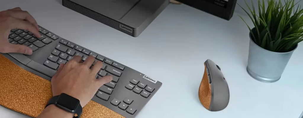Lenovo Go Wireless Split Keyboard and Vertical Mouse are Designed to ...