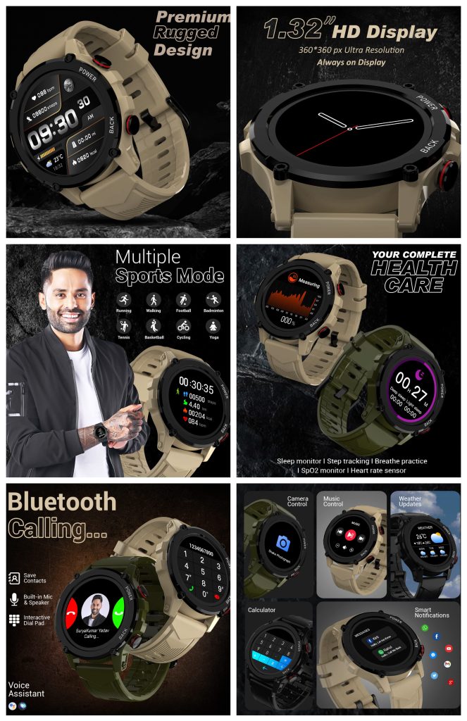 Maxima Max Pro X4+ Smartwatch With Bluetooth Calling Launched in India ...