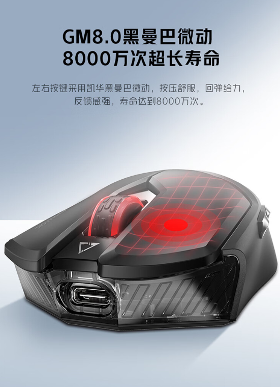 Nubia REDMAGIC Gaming Mouse With Transparent Design, 26000 DPI Launched ...