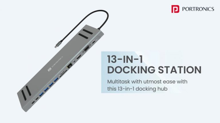 Portronics Mport 13C 13-in-1 USB Docking Station Launched In India ...